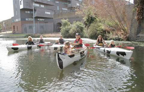 Moo Canoes launch in London - Canoe London : Canoe London