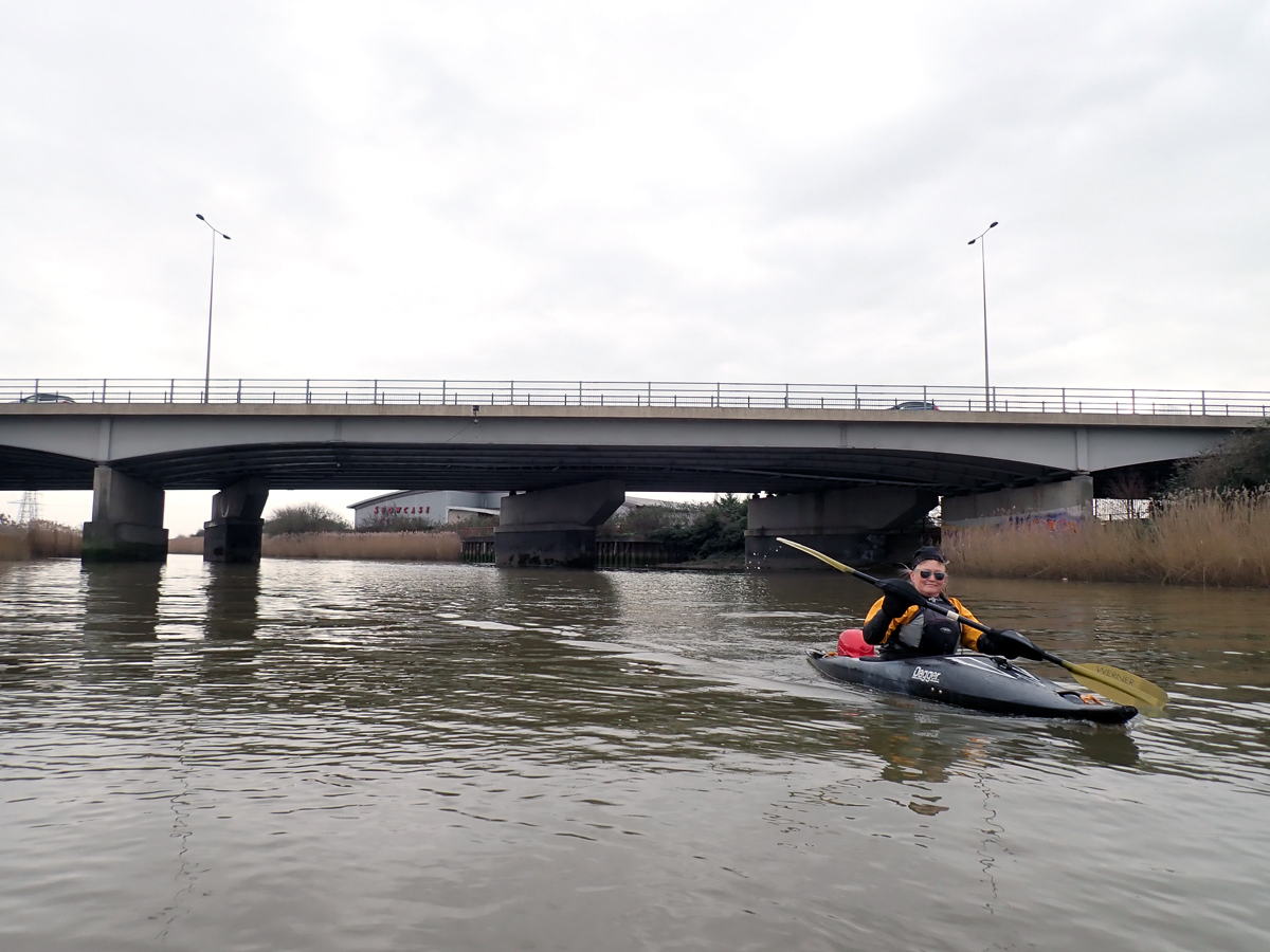 Kayaking the River Roding & Barking Creek, from the Thames to Ilford ...